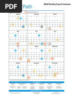 SF Payroll Holiday Calendar 2025 | PDF