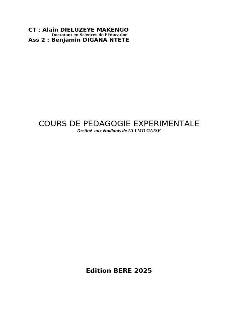 Benjamain Digana | PDF