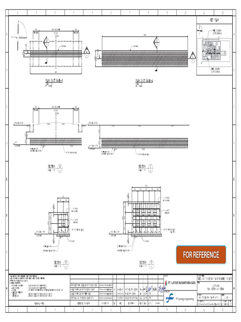 O 01 90000 CIV DTL 0040 - D2 - AFD Duct Bankplan, Secton and Detail | PDF