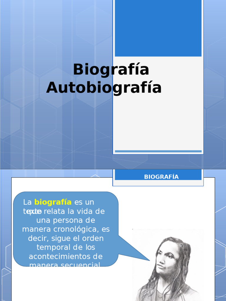 Biografia y Autobiografia | PDF | Biografía | Autobiografías