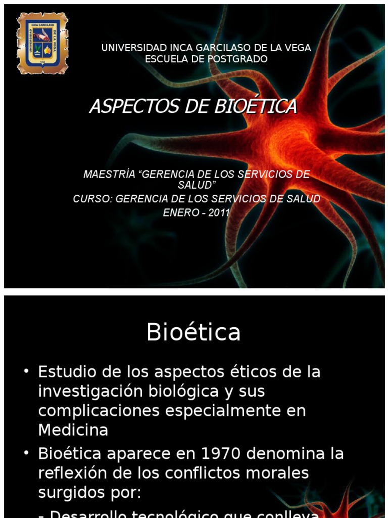Aspectos De Bioetica Def Pdf Bioética Medicina