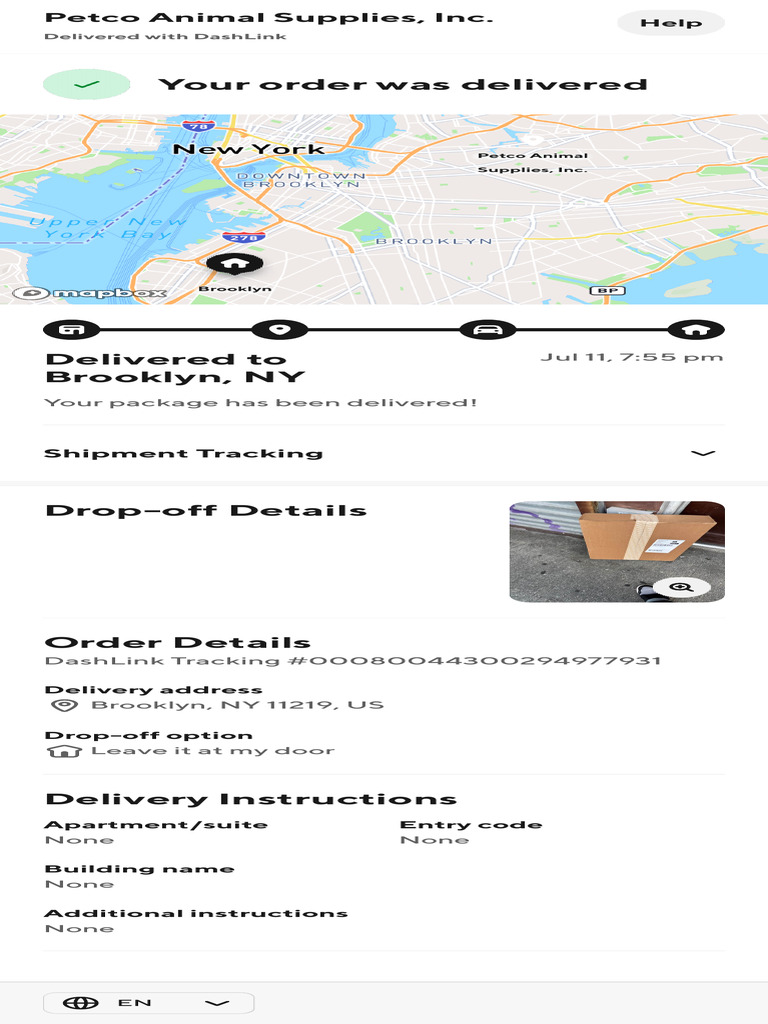 DoorDash Drive Tracking Page | PDF