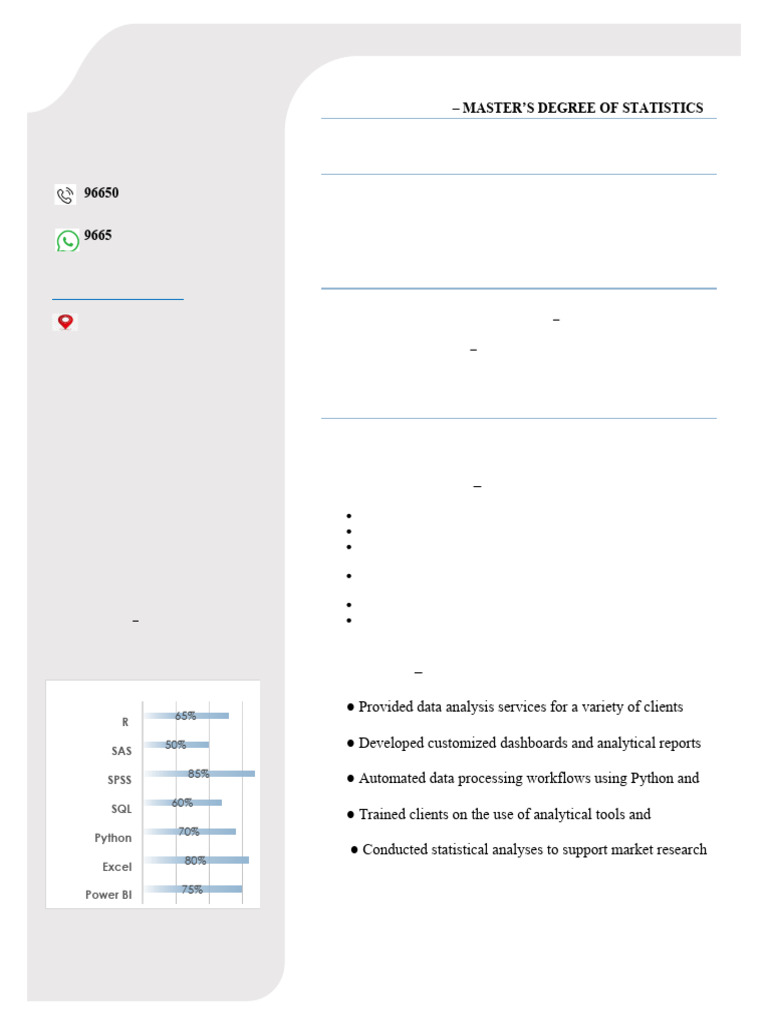 Data Analyst Resume - Abady Hassan | PDF | Data Analysis | Data
