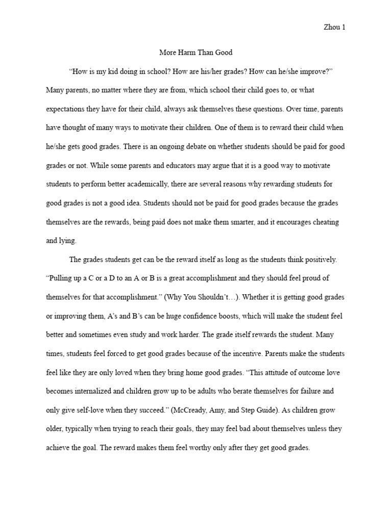 More Harm Than Good | PDF | Motivation | Motivational