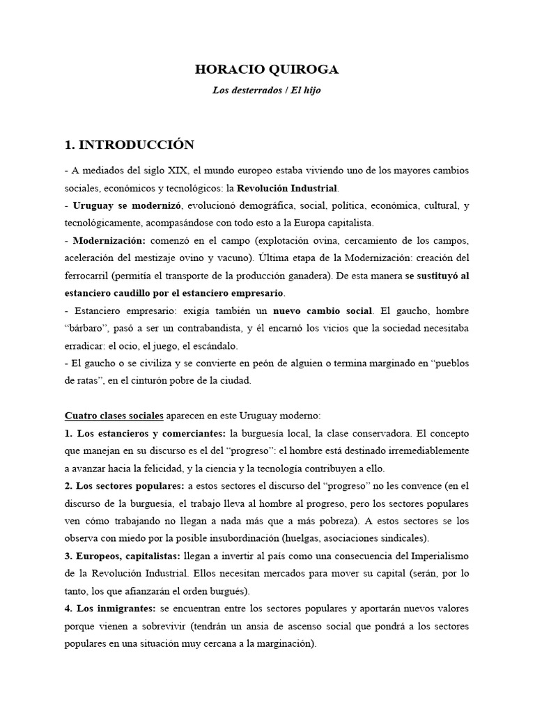Horacio Quiroga | PDF