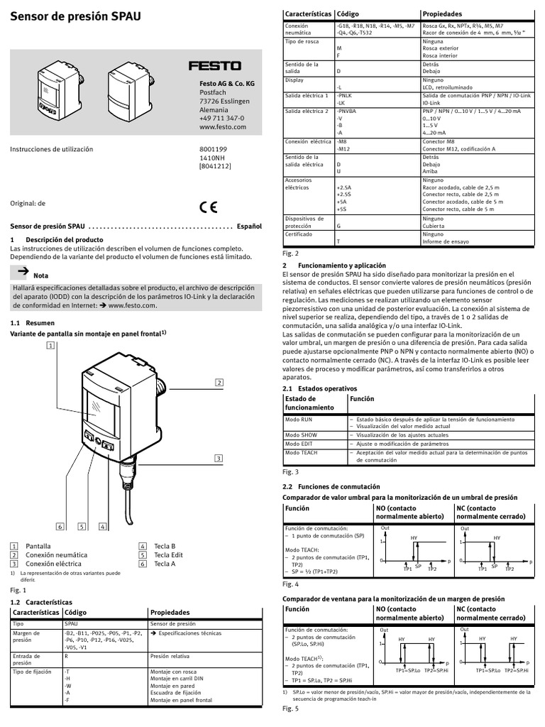 Spau - Serie Piovan | PDF | Conector eléctrico | Sensor