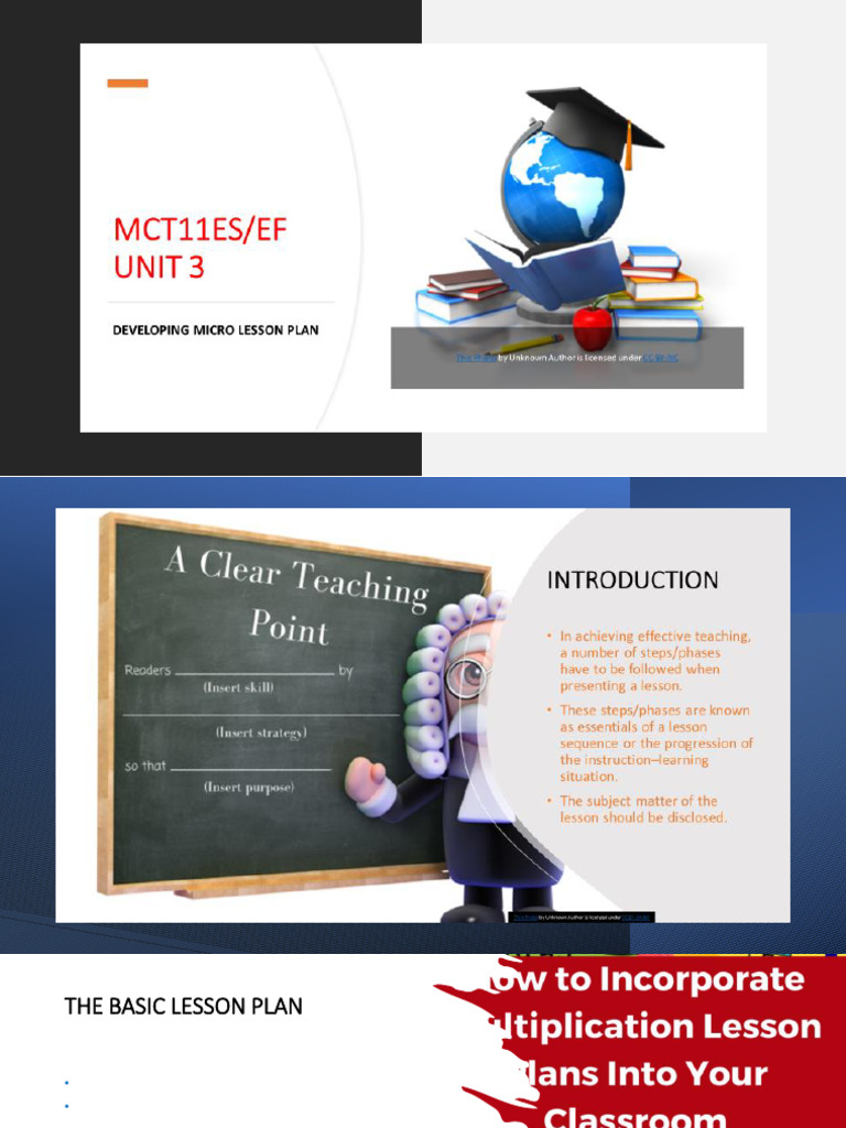 Unit 3 Developing Microlesson Plan Mct11 | PDF | Learning | Teachers