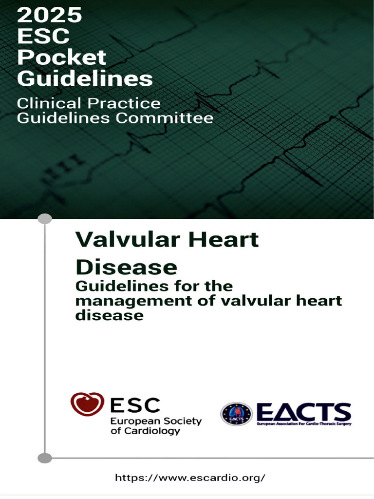 2025 ESC Guidelines for Valvular Heart Disease | PDF | Cardiovascular ...
