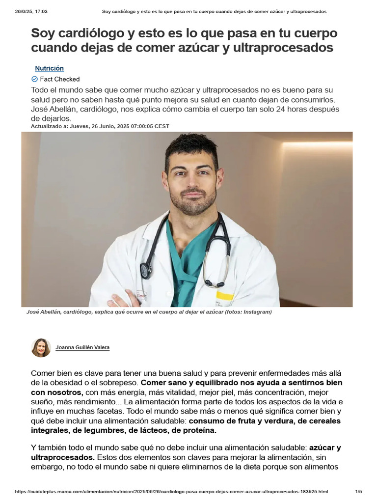 azucar y ultraprocesados | PDF | Glucosa | Fructosa