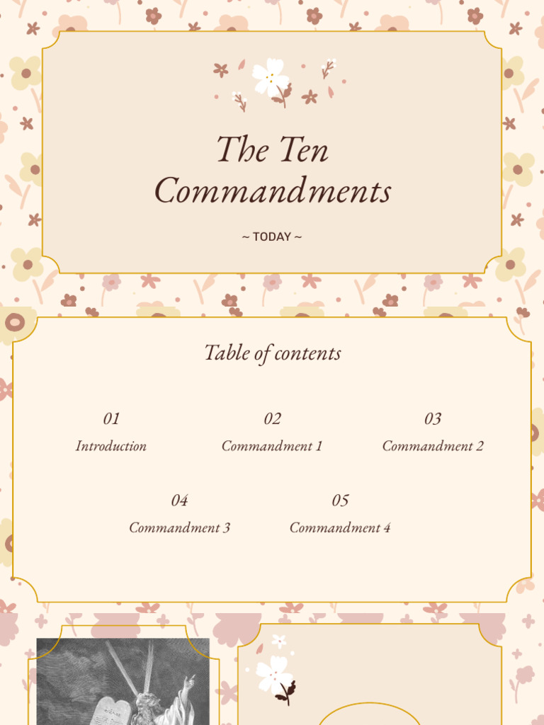 The Ten Commandments - Today - Ryan. S | PDF | Adultery | Theft