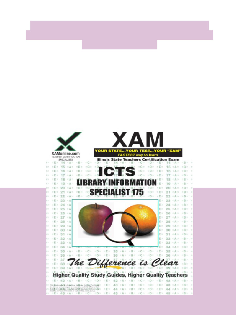 ICTS Library Information Specialist 175 Teacher Certification 2nd ...