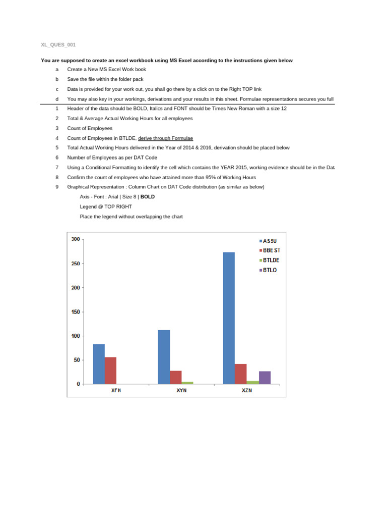 Chart/grap How To Use in The Excel PDF With Question | PDF | Microsoft ...