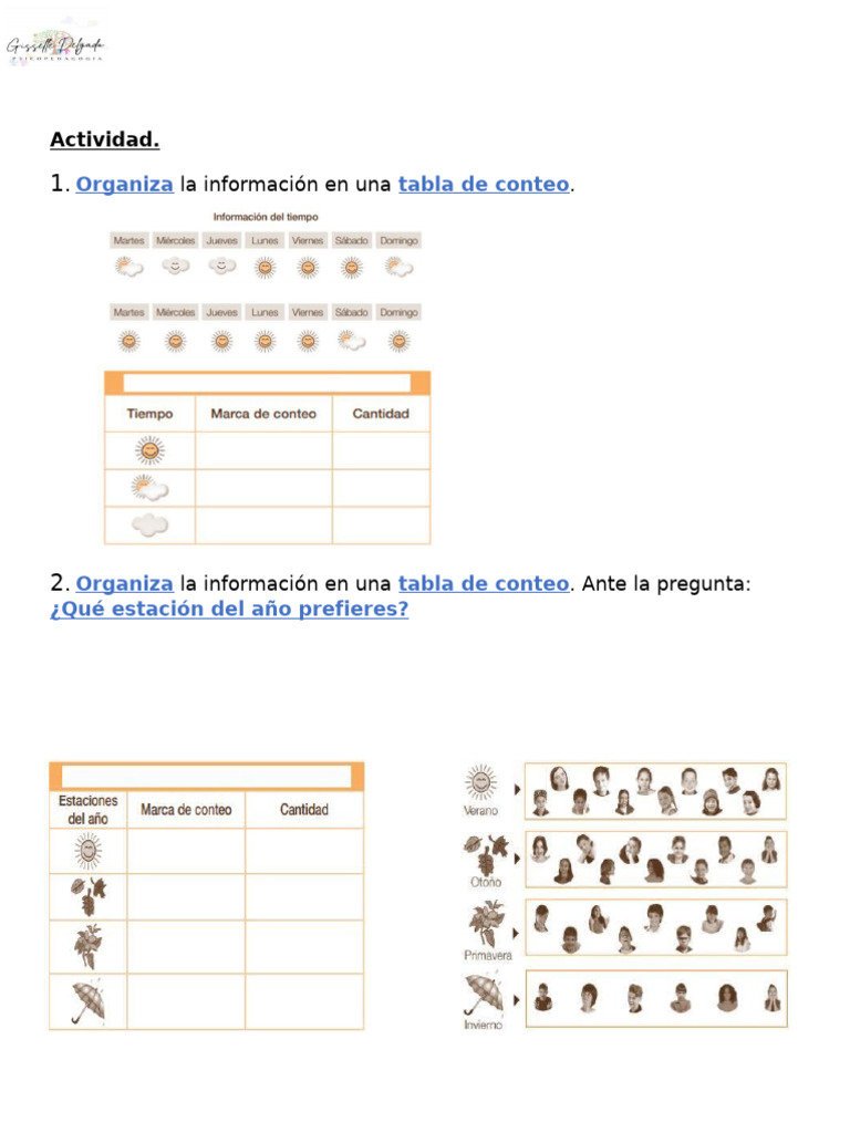 Tabla de Conteo PDF | PDF