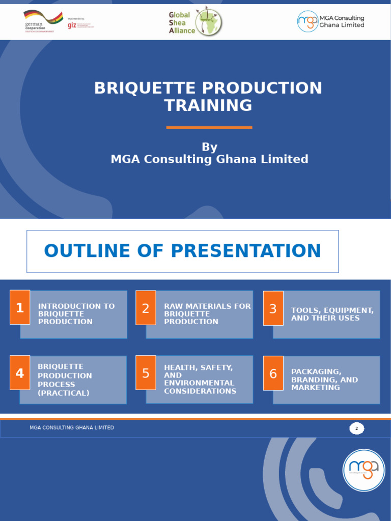 Briquette Training Slides | PDF | Charcoal | Waste