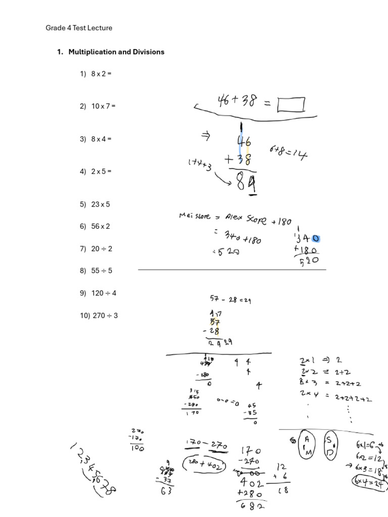 G4 Test Lecture | PDF