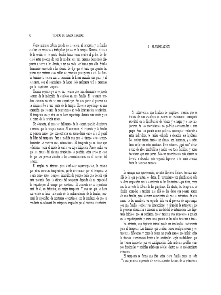 CLASE 6 Técnicas de Terapia Familiar Minuchin-32-39 Cap 4 | PDF | Padre ...