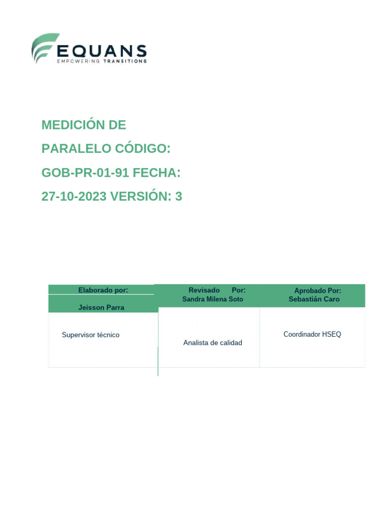 Gob Pr 01 91 Medición de Paralelo | PDF | Residuos | Residuos peligrosos