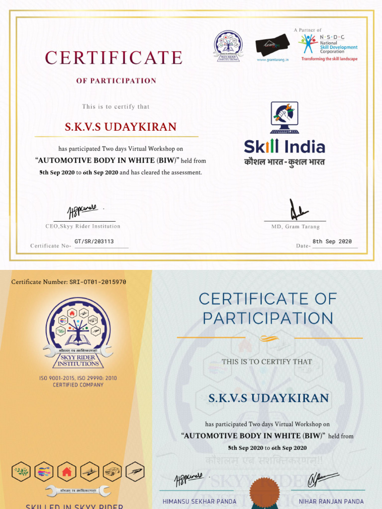 Automotive Body in White (Biw) - S.K.V.S Udaykiran | PDF