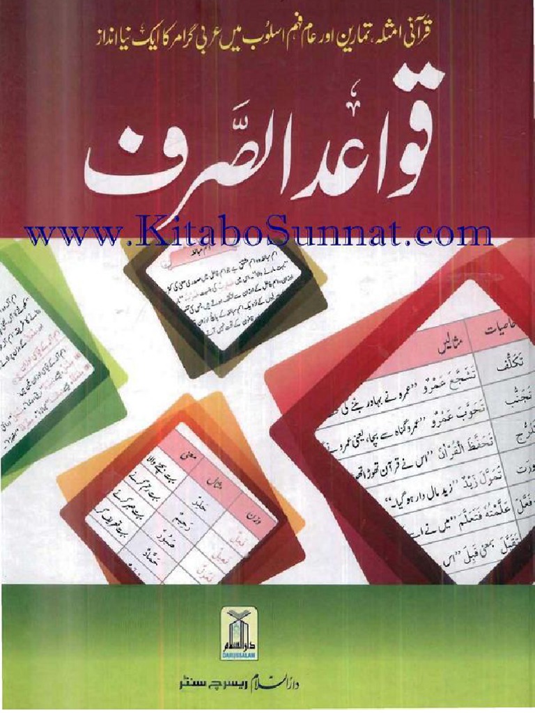 Qawaid-Al-Sarf (Part 2) | PDF