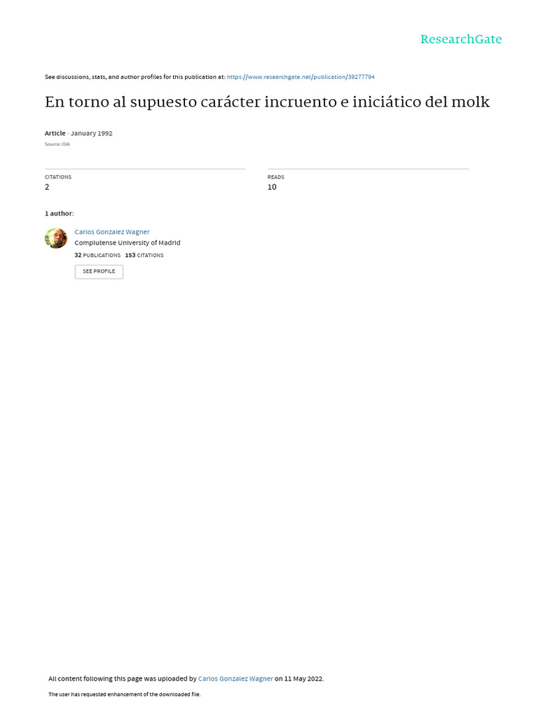 Controversias sobre el sacrificio molk | PDF | Rituales | Cartago antigua
