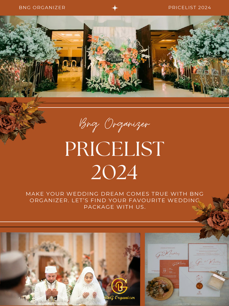 BNG Organizer Wedding Packages 2024 | PDF | Chess | Chess Theory