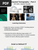 Understanding Pitch in CT Scans | PDF | Ct Scan | Imaging