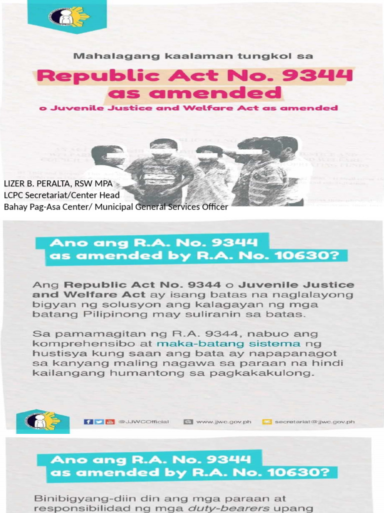 Ra 9344 | PDF