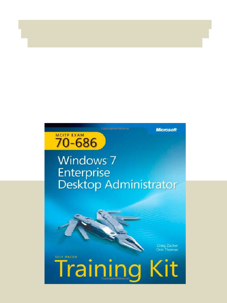 (Ebook) MCITP Self-Paced Training Kit (Exam 70-686) : Windows 7 Desktop ...