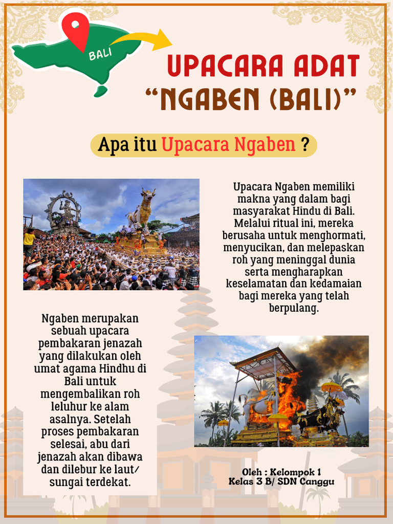 Upacara Ngaben: Ritual Pembakaran Jenazah Bali | PDF