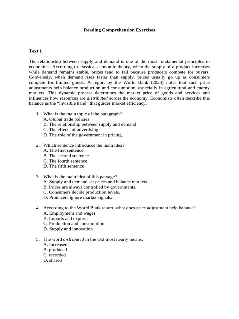 Supply, Demand, and Leadership Insights | PDF | Inflation ...