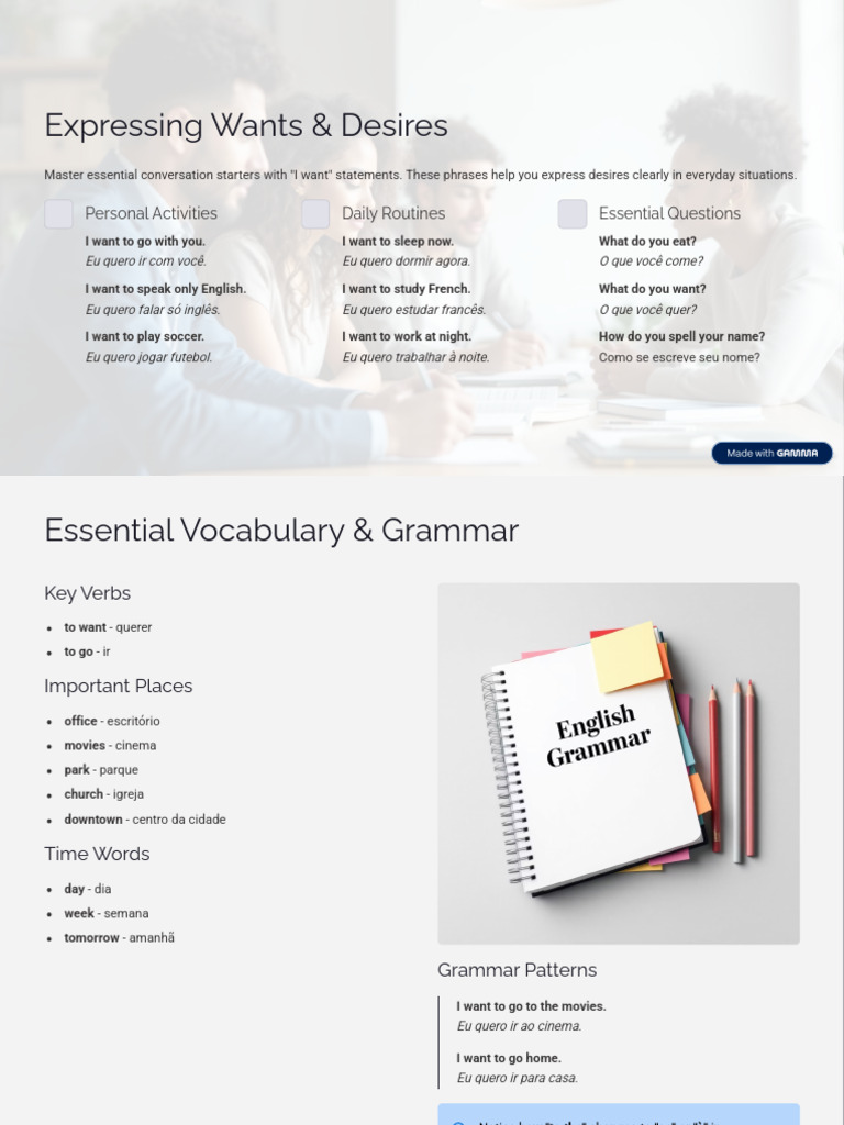 Expressing Wants and Desires | PDF | Cuisine | Foods