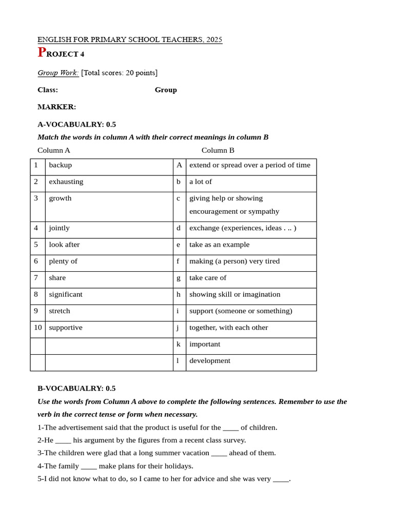 Project 4 Part A Group Work | PDF | Teachers | Mentorship