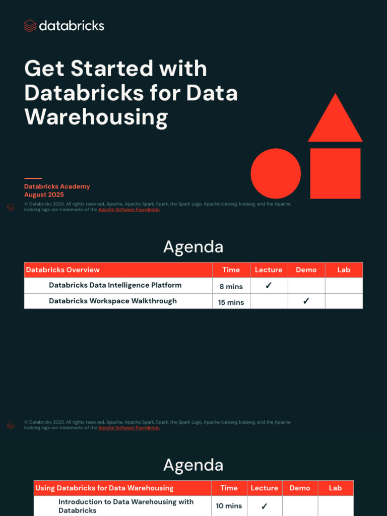 Databricks Vocareum Lab Overview | PDF | Data Warehouse | Supply Chain