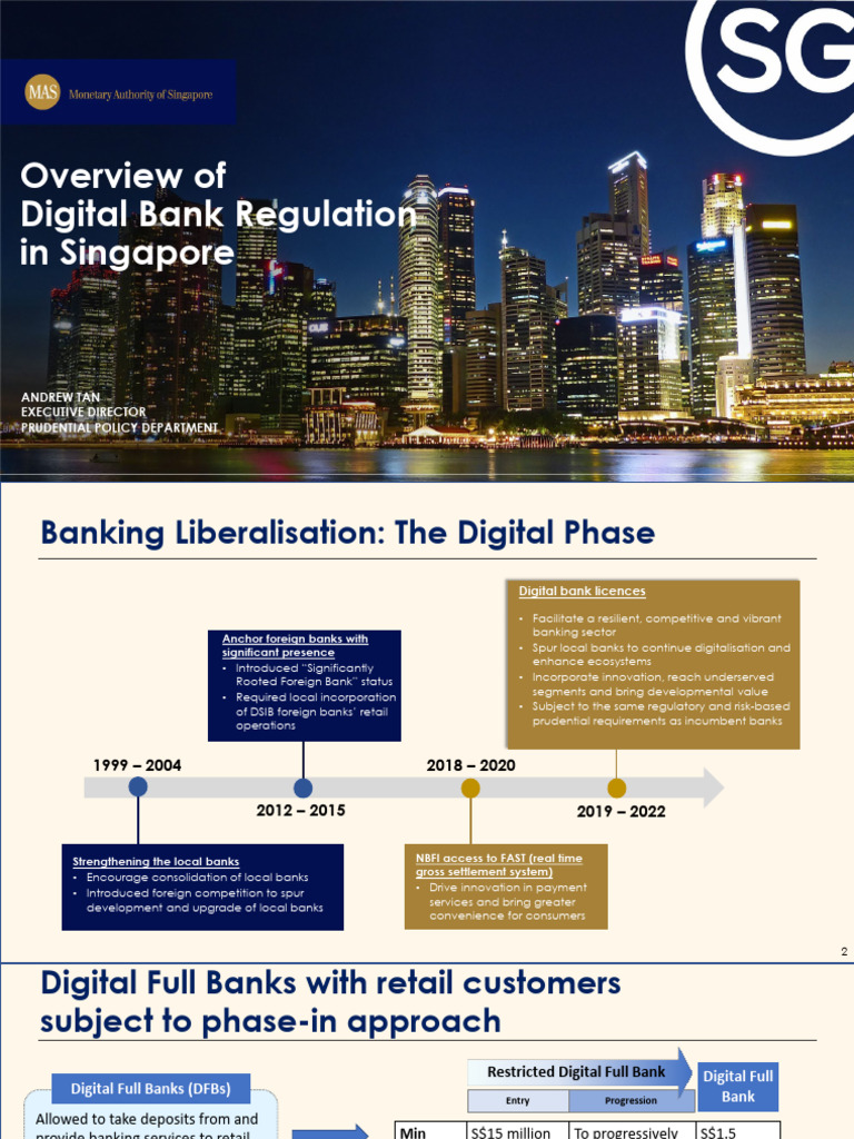 Mas Overview of Digital Bank Regulation Imf Sti | PDF | Banks ...