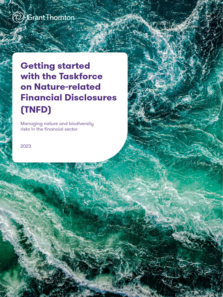 TNFD: Managing Nature-Related Risks | PDF | Risk | Biodiversity