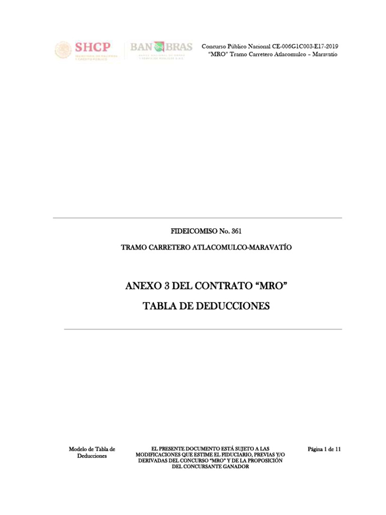 Ax 3 Cto MRO Tab Deduc MRO ATL-MAR 25.06.19 | PDF | Economias