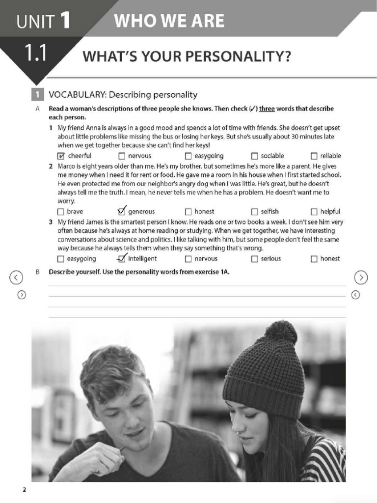 Workbook - Unit 1 | PDF