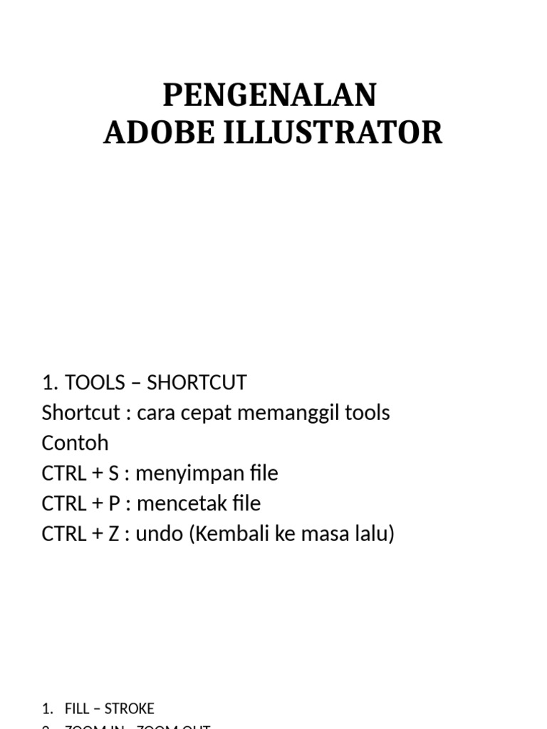 Adobe Illustrator 1 | PDF