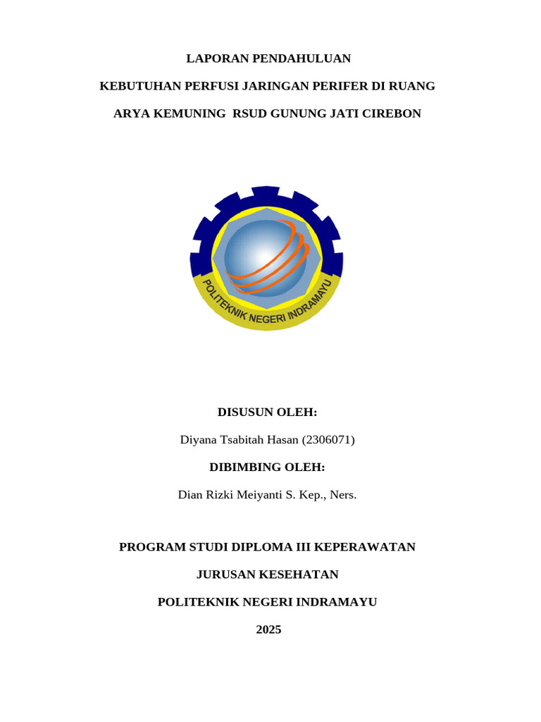 LP Kebutuhan Perfrusi Jaringan Perifer | PDF