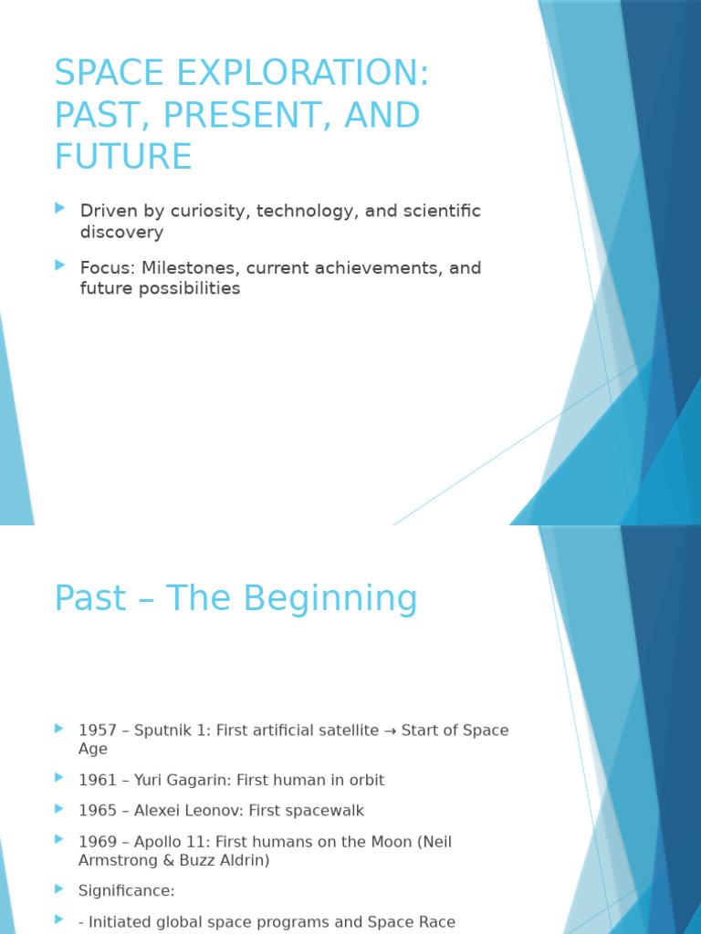 Space Exploration Presentation | PDF