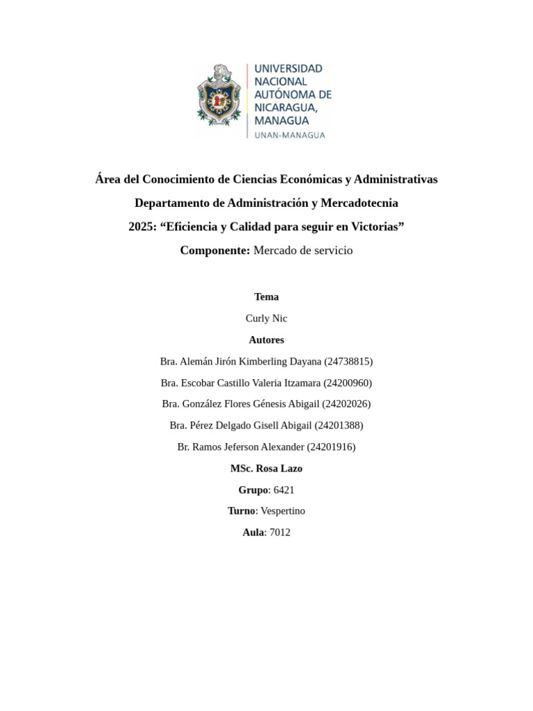 Curly Nic J Grupo 1 | PDF | Publicidad | Economias