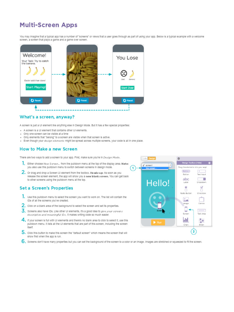 Multi Screen Apps | PDF