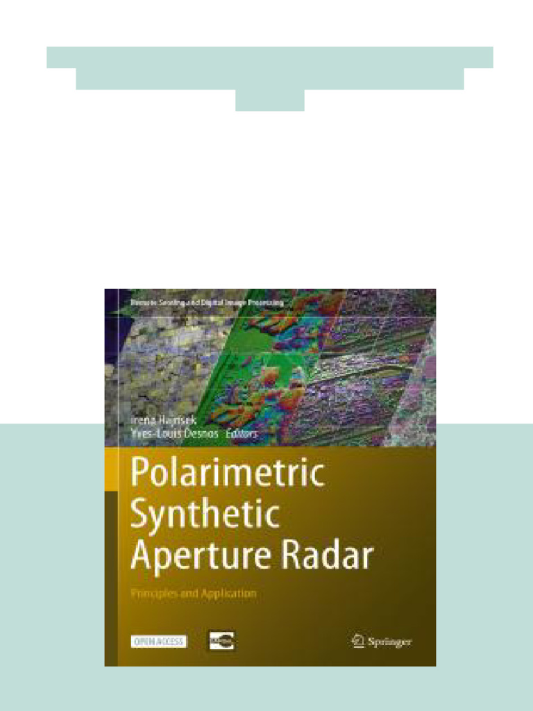 Polarimetric Synthetic Aperture Radar Principles and Application 1st ...