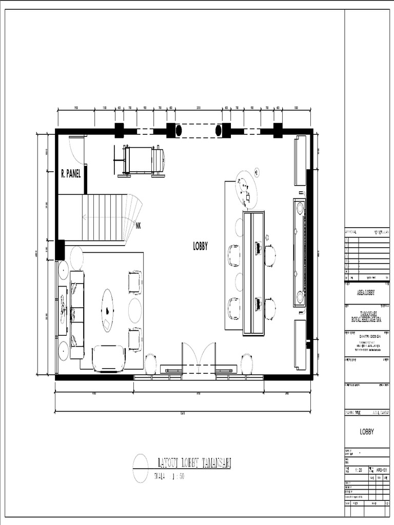 Denah Lobby R3 | PDF