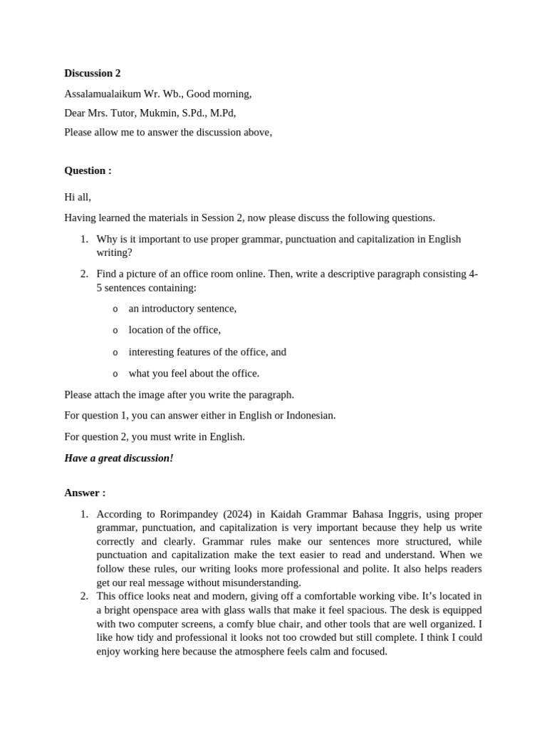 Discussion 2 | PDF