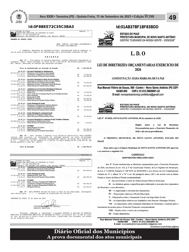 DM_5403_209_Novo_Santo_Antonio_Lei_007-25_(LDO)_pag_49 | PDF ...