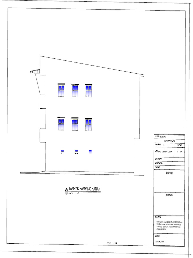 Arsitektur Ruko 1 17 Removed 6 | PDF