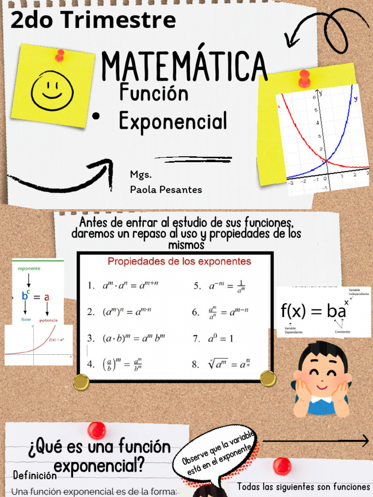 Función Exponencial: Definición y Propiedades | PDF | Funcion ...