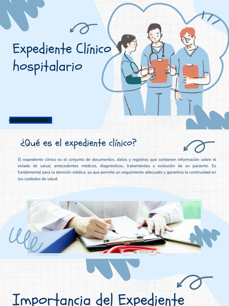 Importancia del Expediente Clínico Médico | PDF | Medicamentos con ...