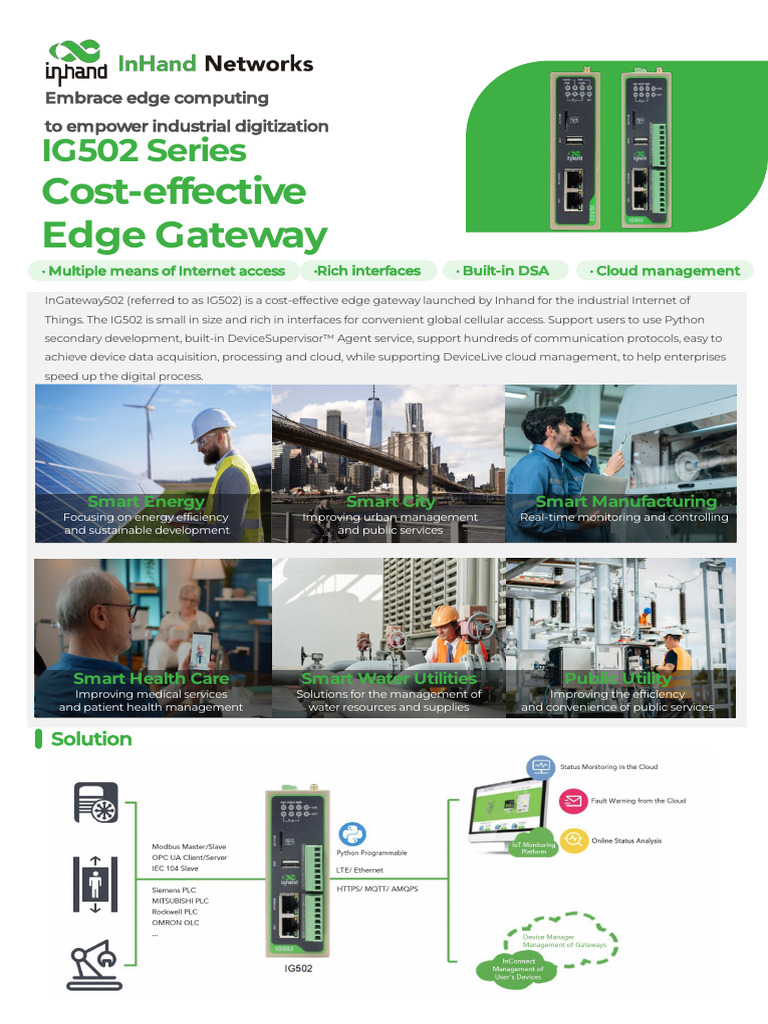 Cost-Effective IG502 Edge Gateway | PDF | Wi Fi | Computer Network
